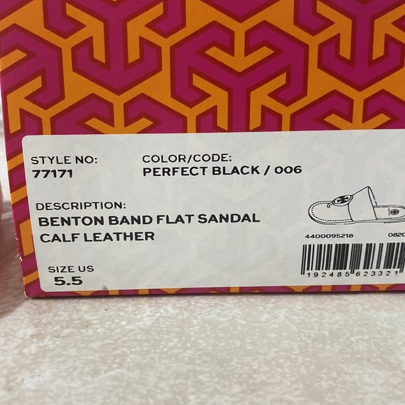 Tory Burch | Shoes | Tory Burch Denton Band Flat Sandals Calf Leather ...